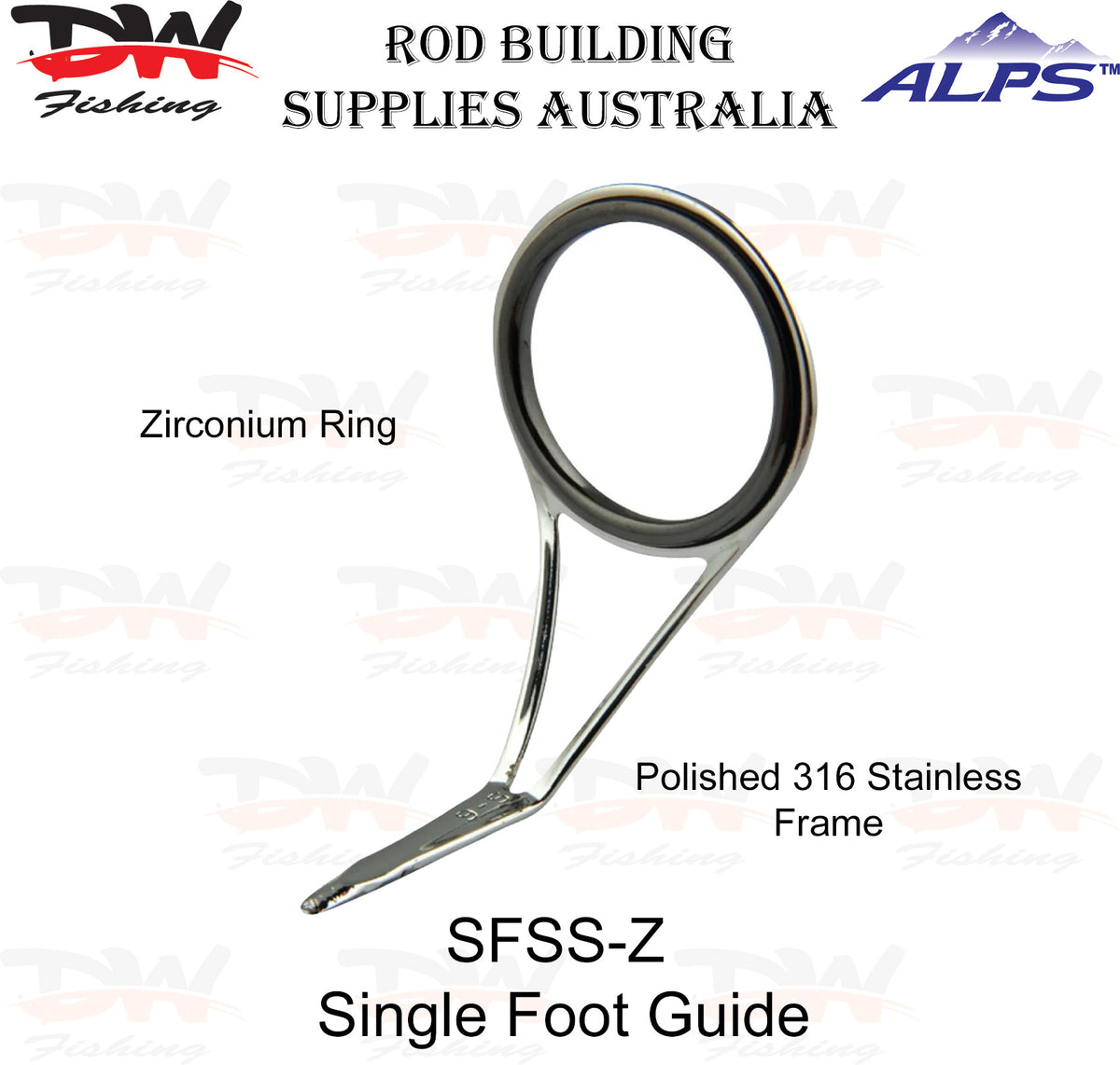 ALPS Rod Guide Stainless Steel | Rod Building | Dave's Tackle Bag