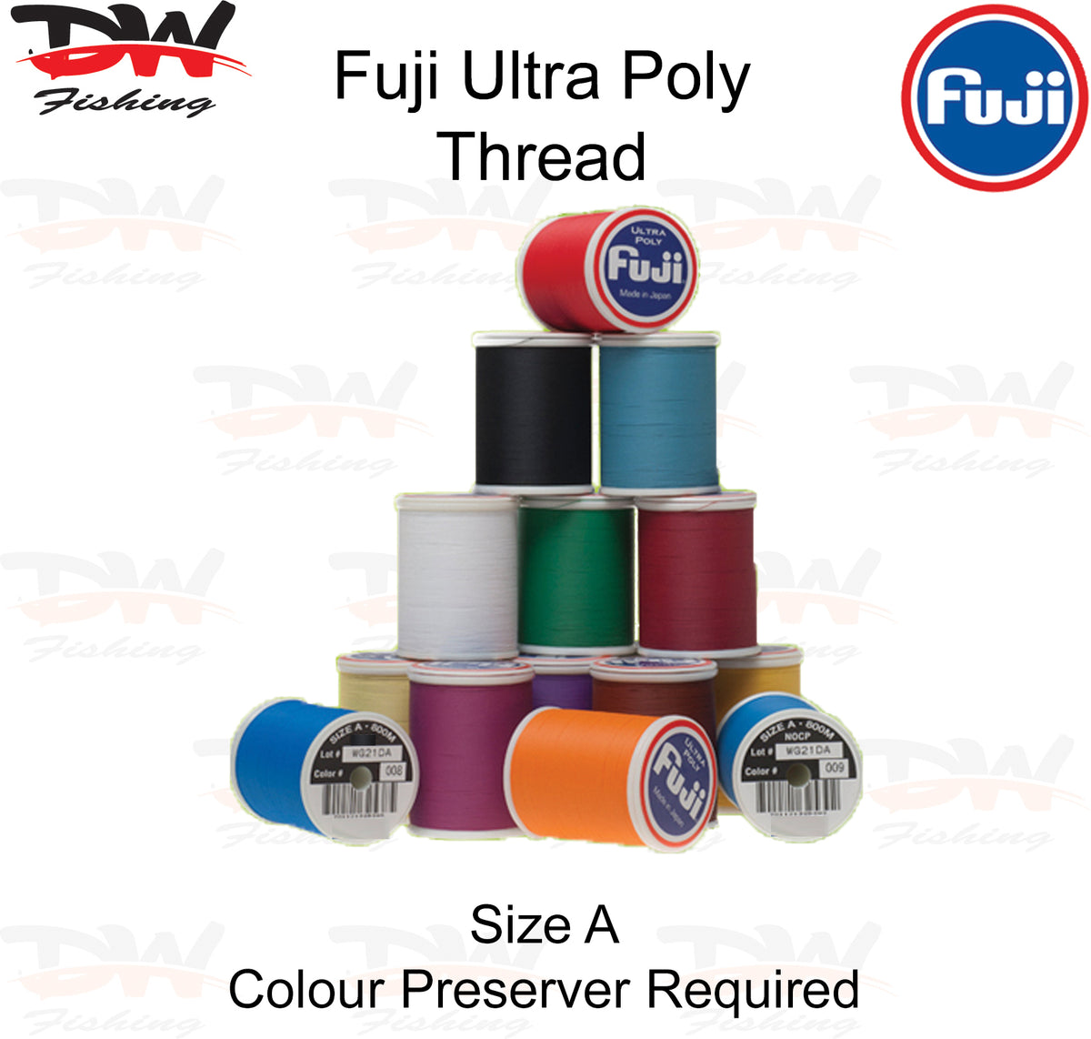 Fuji Rod Binding Thread | Rod Building Supplies | Dave's Tackle Bag