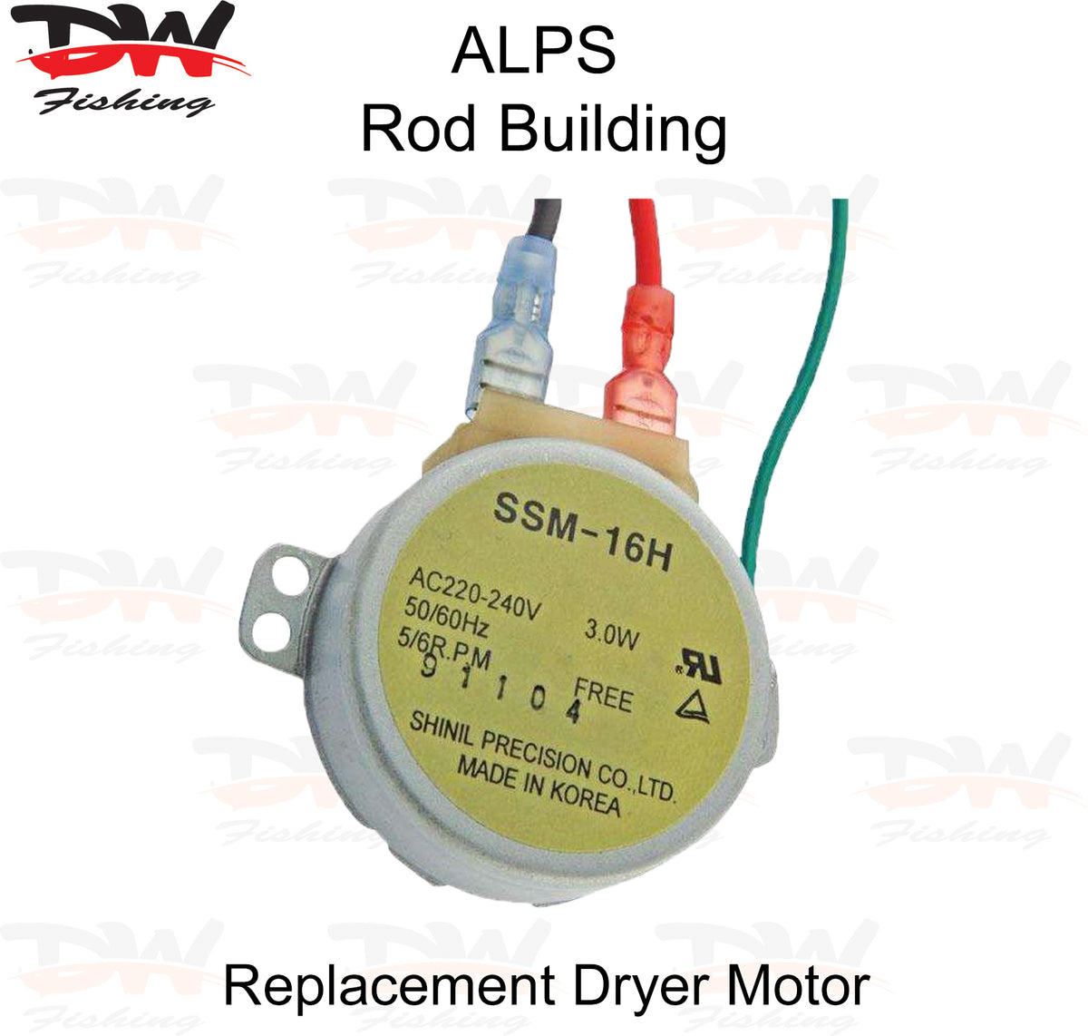 Rod Drying Machine Replacement Motor | Rod Building | Daves Tackle Bag ...